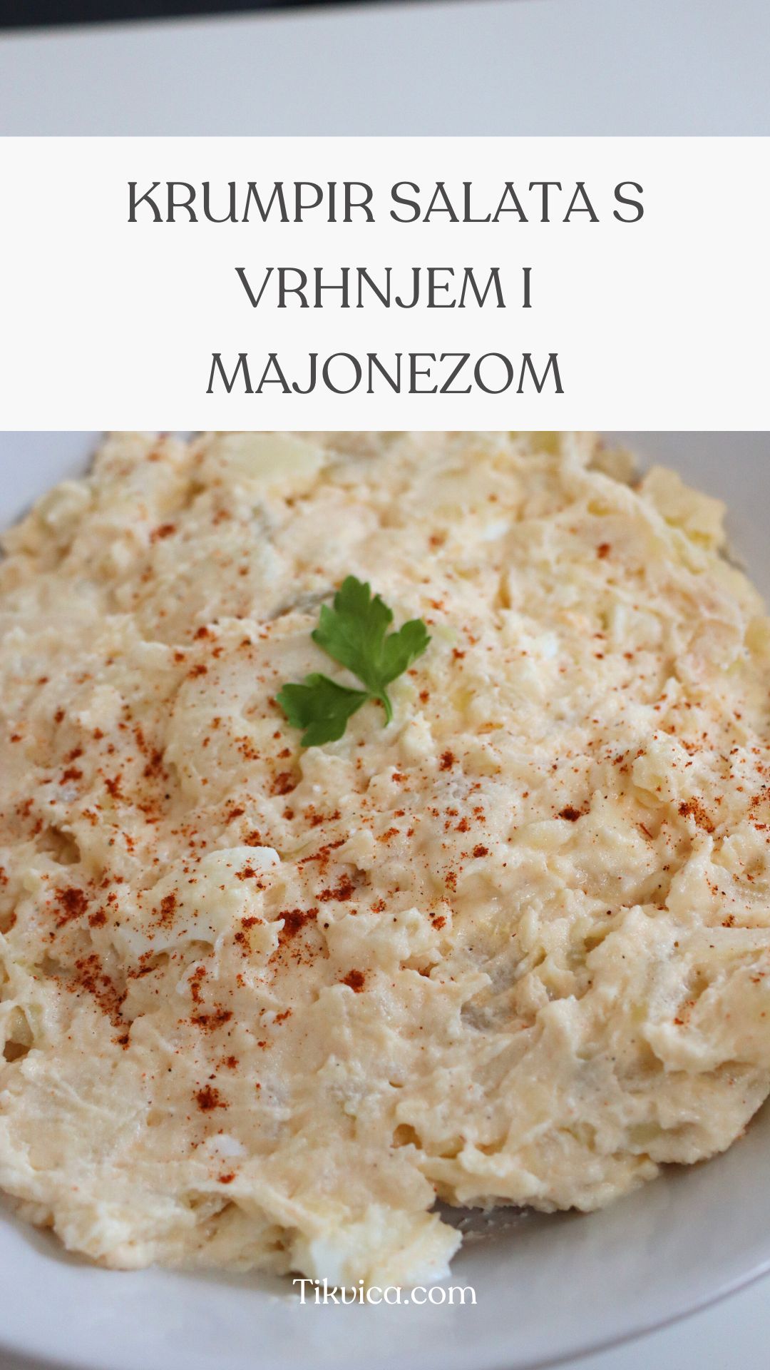 Krumpir salata s vrhnjem i majonezom: Recept za sočnu krumpir salatu ...