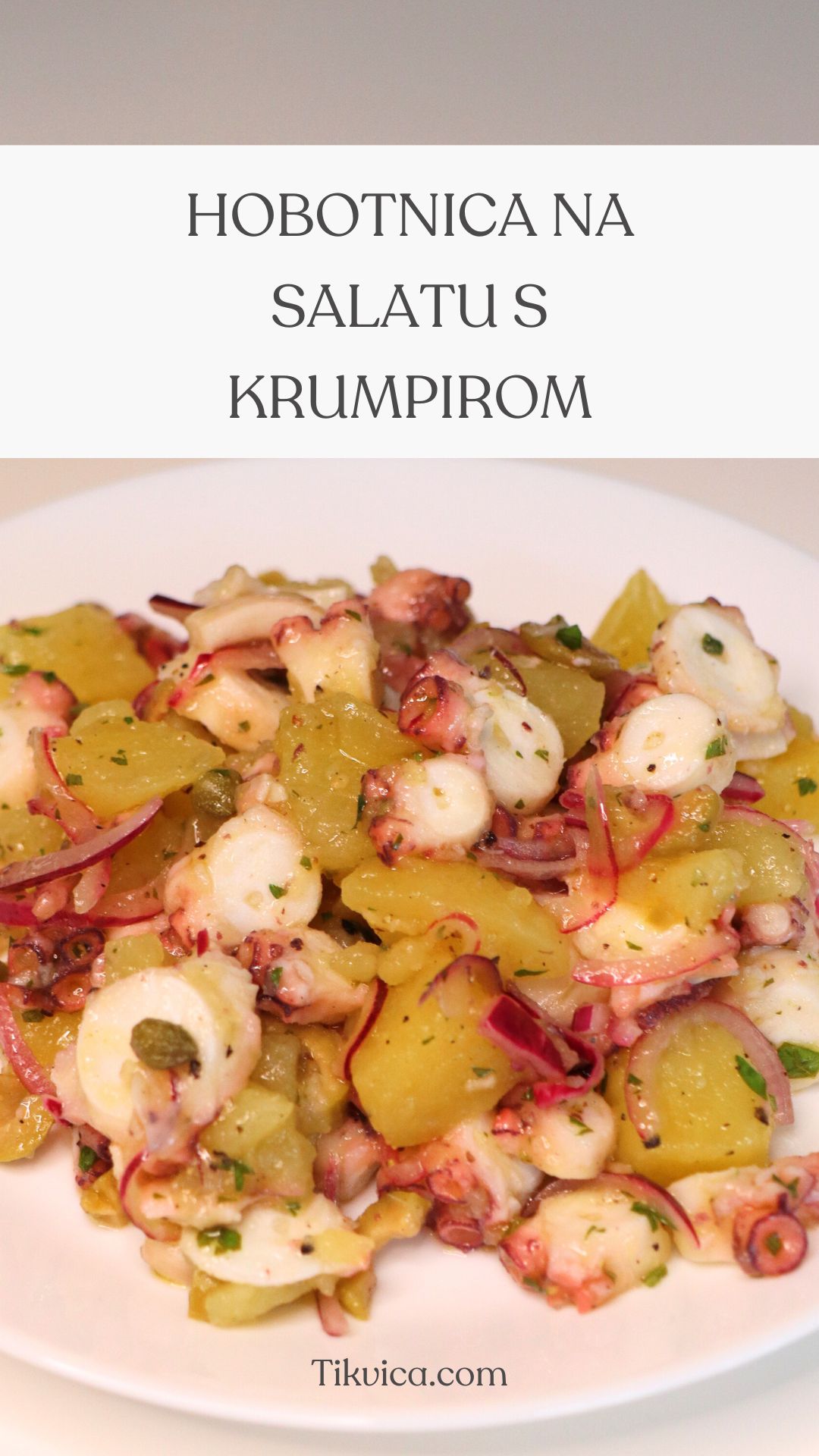 Hobotnica na salatu s krumpirom [Recept] - Tikvica