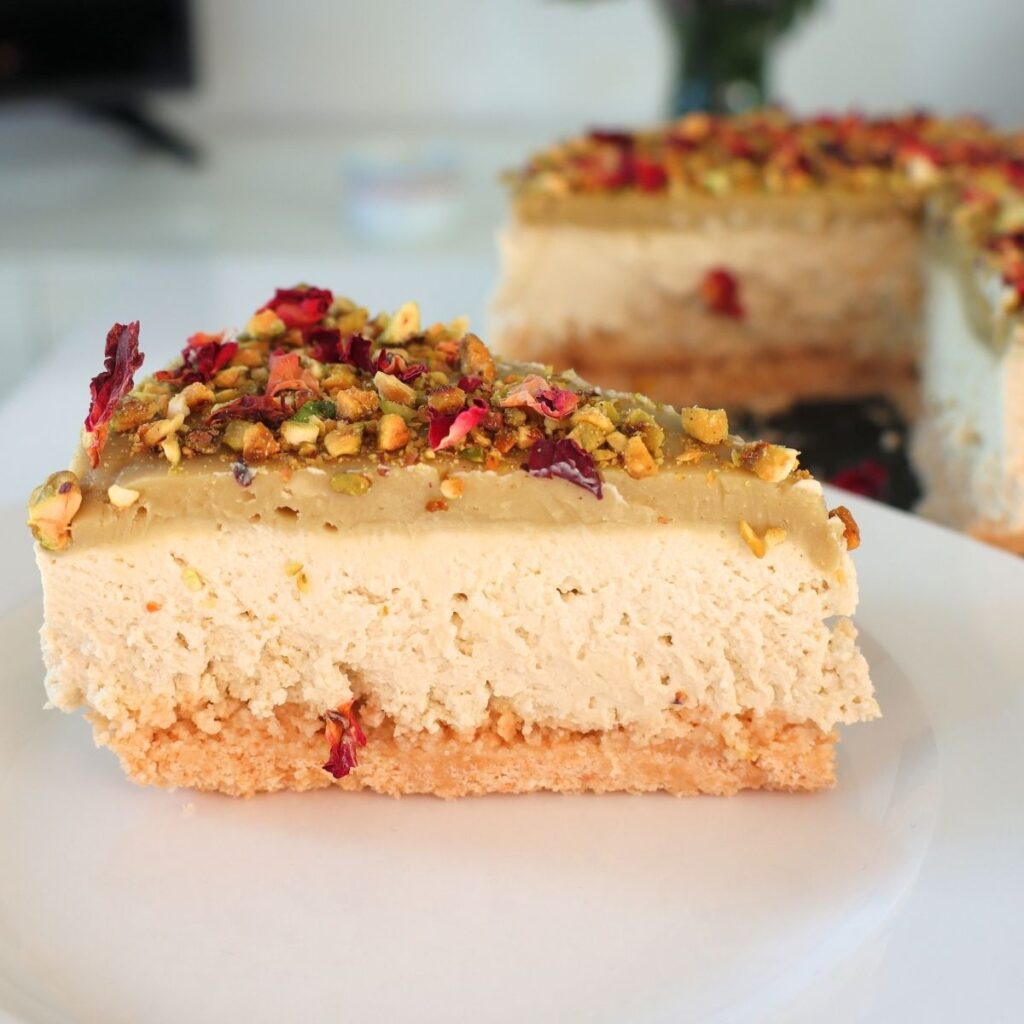 Cheesecake od pistacija i bijele čokolade (Recept za pistachio ...